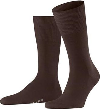 Falke Airport M So laine coton unies 1 paire, Chaussettes Homme, Marron Cinnamon 5186, 43-44