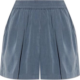 Emporio Armani Femme, Shorts, Bleu, Taille: 36 FR Shorts with Pockets