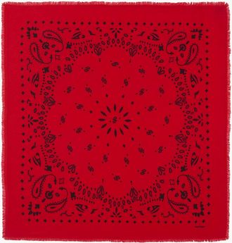 Kujten Grand bandana cachemire imprim&eacute; - Grand Bandana Hachiko