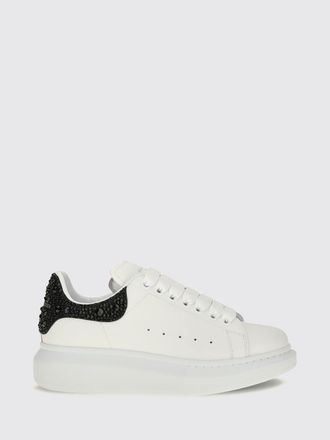 Alexander McQueen McQueen Baskets Oversize en cuir de veau avec broderie de cristaux