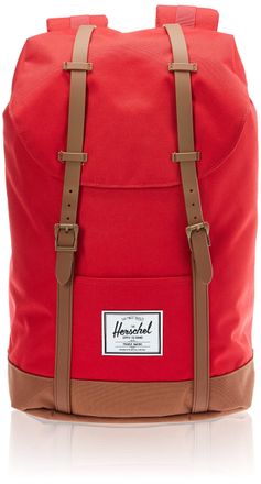 Herschel beil&auml;ufig Rot/Sattelbraun