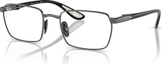 Ray-Ban Rb6507m Optics Scuderia Ferrari Collection Schwarz Fassung Klar Glas Polarisiert 54-20