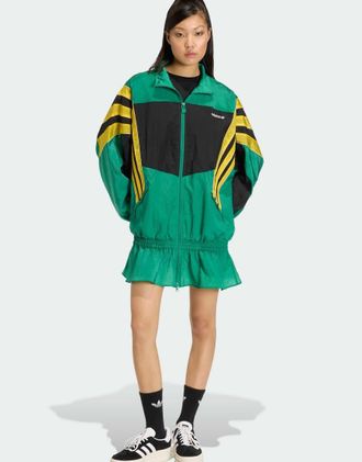 adidas Originals Santiago - Veste de surv&ecirc;tement tiss&eacute;e - Vert vif