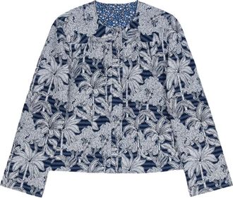 APOF Apof, Femme, Vestes, Bleu, Taille: 38 FR Rose Jacket