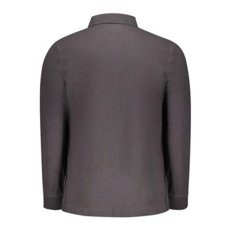 Timberland Long-Sleeved Cotton Polo - Black