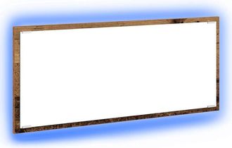 vidaXL Spiegel Wandmontiert Altholz 90 x 8.5 x 37 cm Holzwerkstoff Vidaxl