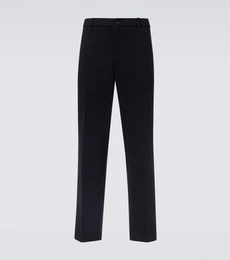 Moncler Pantalon slim en coton mélangé