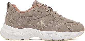 Calvin Klein Jeans Sneakers Calvin Klein Jeans Retro Tennis Low Mg Mix Media Wn YW0YW01639 Beige