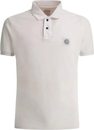 Guess Homme, Tops, Blanc, Taille: M Washed Polo
