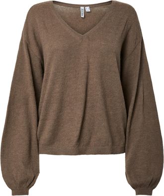 Pieces Pcnaomi Ls V-Neck KNT Noos Bc