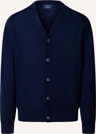 Hackett Strickjacken Cardigan Ess Merino Cardigan blau