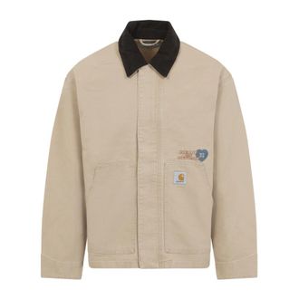 Carhartt Work in Progress Braune Jacke f&uuml;r M&auml;nner Aw25 - - Jackets - Herren - Beige - XL