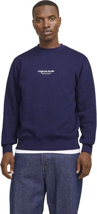 Jack & Jones Herren Jorvesterbro Sweat Crew Neck Noos 12241694,Ocean Cavern,XXL