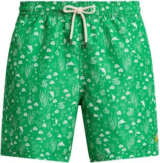 Ralph Lauren Badeshorts mit maritimen Motiven in