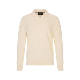 HUGO BOSS Homme, Tops, Beige, Taille: S Pull L-Umbarto
