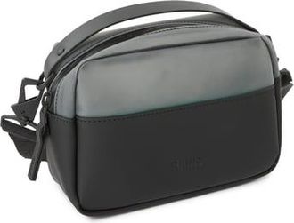 Rains Bi -Color - Schwarzer Umhängetasche