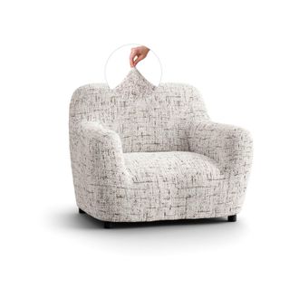 Paulato by GA.I.CO. Paulato - Sesselbezug Strech, Sessel Überzug, Sofabezug 1 Sitzer, Mikrofasergewebe, WavyTech-Technologie und Oeko-TEX-Zertifizierung - Kollektion Fant