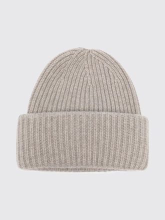 Soft Goat Bonnet beanie c&ocirc;tel&eacute; en pur cachemire avec revers