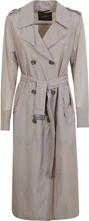 Moorer Femme, Manteaux, Gris, Taille: 38 FR Tepar28 Trench