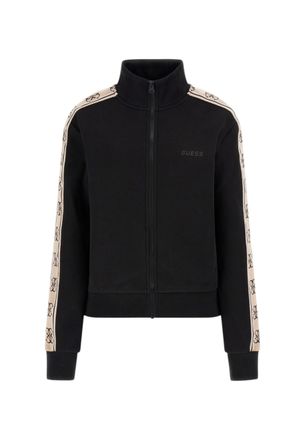 Guess Guess Damen Sweatjacke Britney schwarz/wei&szlig;/beige XS