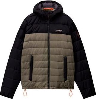 Napapijri Doudoune droite &agrave; capuche matelass&eacute;e
