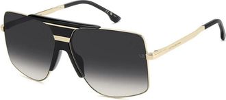 Victoria Beckham Eckige Metallsonnenbrille - - Accessories - unisex - Gelb - 62 MM