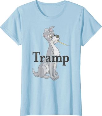 Disney Lady And The Tramp Spaghetti Tramp Portrait T-Shirt