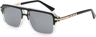 Generic Lunettes De Soleil Carr&eacute;es Surdimensionn&eacute;es For Hommes, Protection UV400, Id&eacute;ales For La Conduite Et Les Activit&eacute;s Sportives Et De Plein Air (femmes).