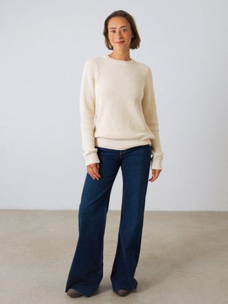 Honest Basics Strickpullover Grobstrick Pullover Damen aus Bio-Baumwolle