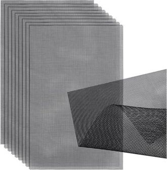 Generico Lot de 10 tapis rectangulaires en maille pour pot de fleurs, pour bonsaï, pour éviter la perte de sol (30,5 x 20,5 cm)