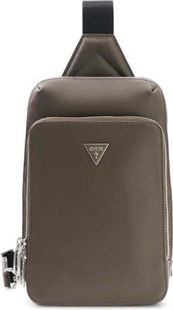 Guess sac en bandoulière Milano Crossover Brown Shitake taupe