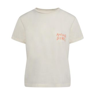 Anine Bing Shelley Tee Surfer - - Tops - Damen - Wei&szlig; - M