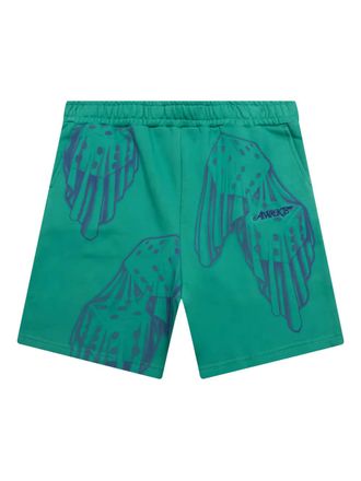 Awake NY short de sport à imprimé dé - Bleu