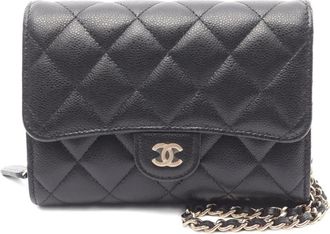 Chanel 2021 Matelasse Schultertasche - Schwarz