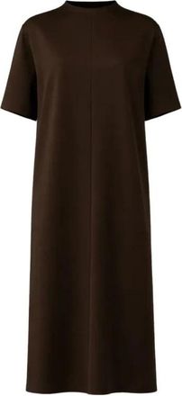 Carven Femme, Robes, Brun, Taille: 36 FR Dr414 Open Back Dress
