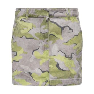 Pinko Pinko, Femme, Jupes, Multicolore, Taille: 38 FR Mini-jupe en jean