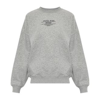Anine Bing Miles SweaT-shirt - Femme - Sweatshirts et sweats &agrave; capuche - Gris - Taille: 38 FR