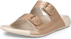 Ecco Womens Cozmo 2.0 Two Band Slide Sandal, nude, 39 EU