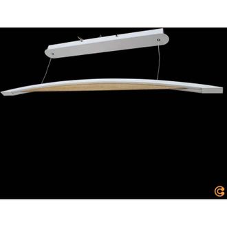 Fabas Luce [NEUWERTIG] B-Ware Fabas Luce Led H&auml;ngeleuchte Cordoba L&auml;nge 110 Cm Metall Holz Dimmbar Deckenlampe