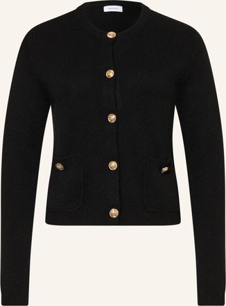 Darling Harbour Darling Harbour Strickjacke Aus Cashmere schwarz