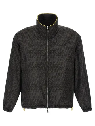 Fendi Reversible Nylon Jacket - black