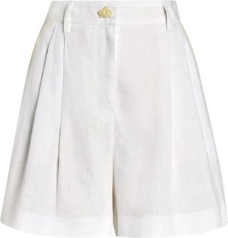 Genny Femme, Shorts, Blanc, Taille: 34 FR Shorts en lin