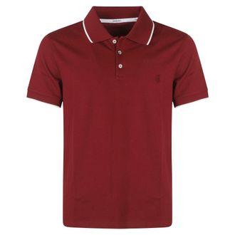 Saint Laurent Jersey Polo - - Tops - Herren - Rot - M