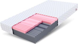 FDM Matratze 160x200 Kaltschaum select Visco Schaum Polyurethanschaum H3/H4 14 cm jersey