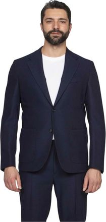 Fay Homme, Vestes, Bleu, Taille: XL Suits
