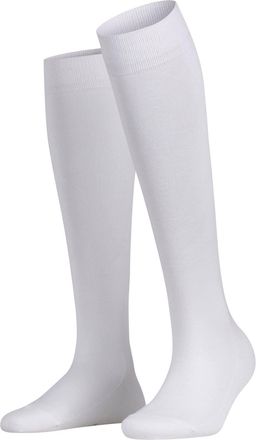 Falke Damen Kniestr&uuml;mpfe Vitalizer W Kh Baumwolle mit Kompression 1 Paar, Wei&szlig; White 2009, 39-40