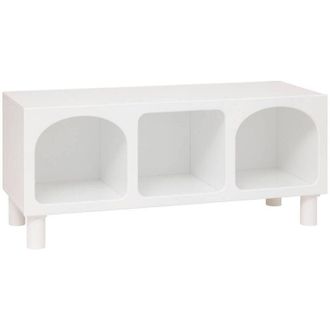 Atmosphera Atmosphera - Regal mit 3 F&auml;chern Tara wei&szlig; 90x40x32cm cr&eacute;ateur dint&eacute;rieur