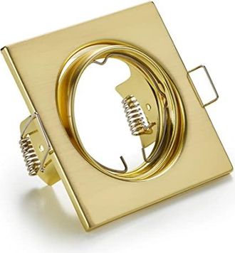 Trio Leuchten Einbauleuchten Jura 650000108, Metall Messing matt, exkl. 1x GU10, schwenkbar