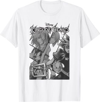 Kingdom Hearts Grey Panels T-Shirt