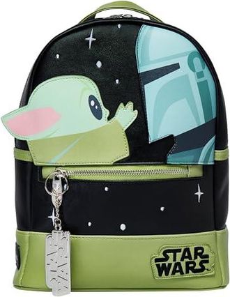 Star Wars Sac A Dos Sac A Dos Grogu Et Le Mandalorien | Sac Pour Femme | Taille Unique Noir